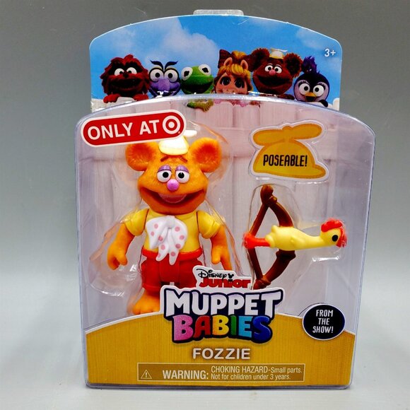Just Play | Toys | Muppet Babies Fozzie Figure Playset With Bow Chicken ...